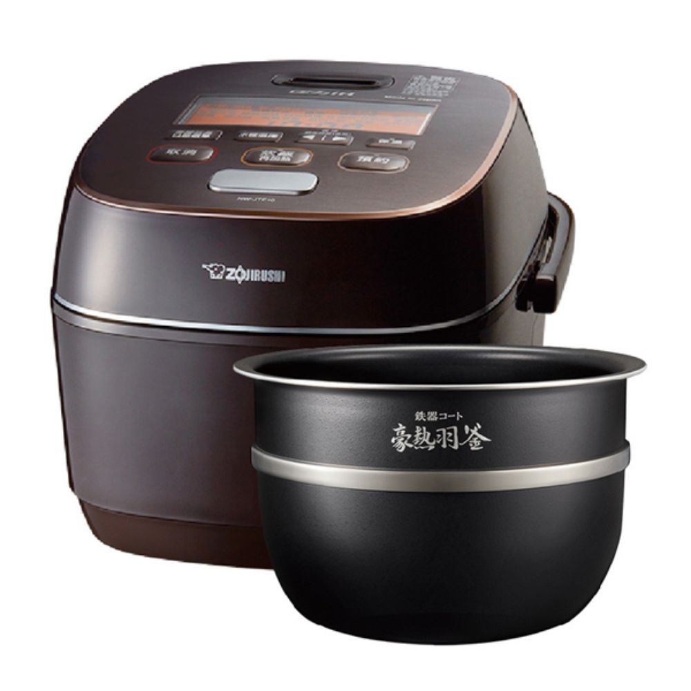 ZOJIRUSHI象印 6人份鐵器塗層豪熱羽釜壓力IH電子鍋 NW-JTF10 - ViVa美好購物網